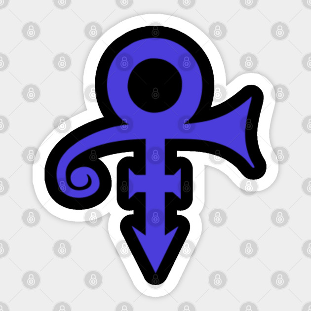 Purple Rain Logo Prince Sticker Teepublic